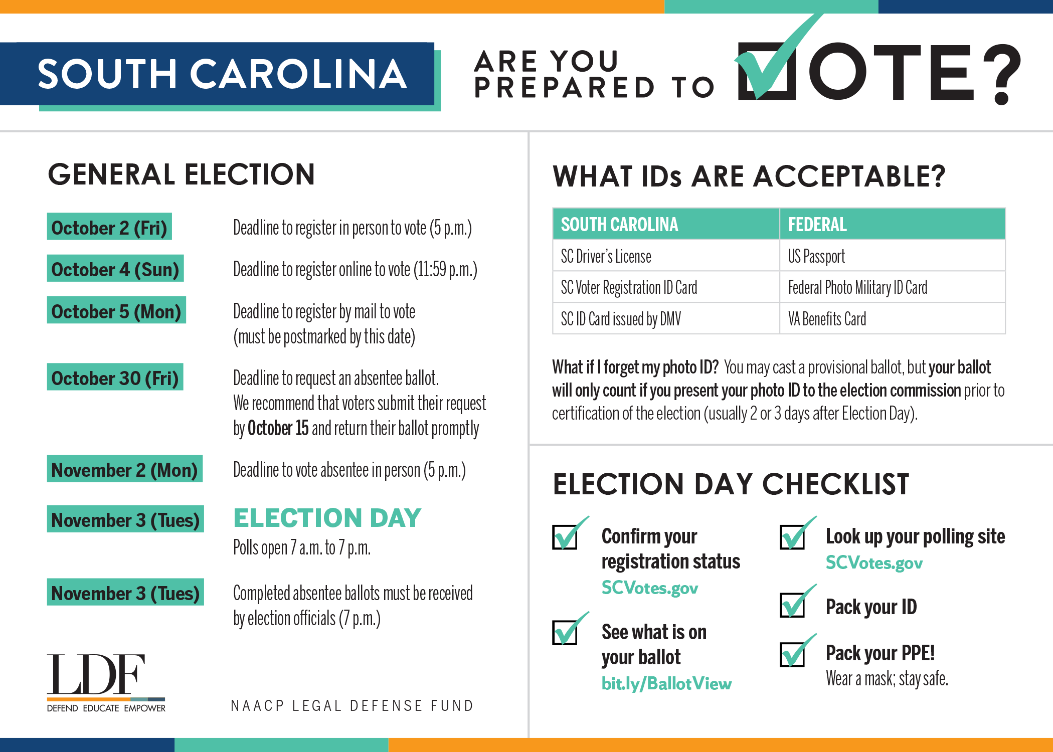 South Carolina Voter Information | NAACP LDF